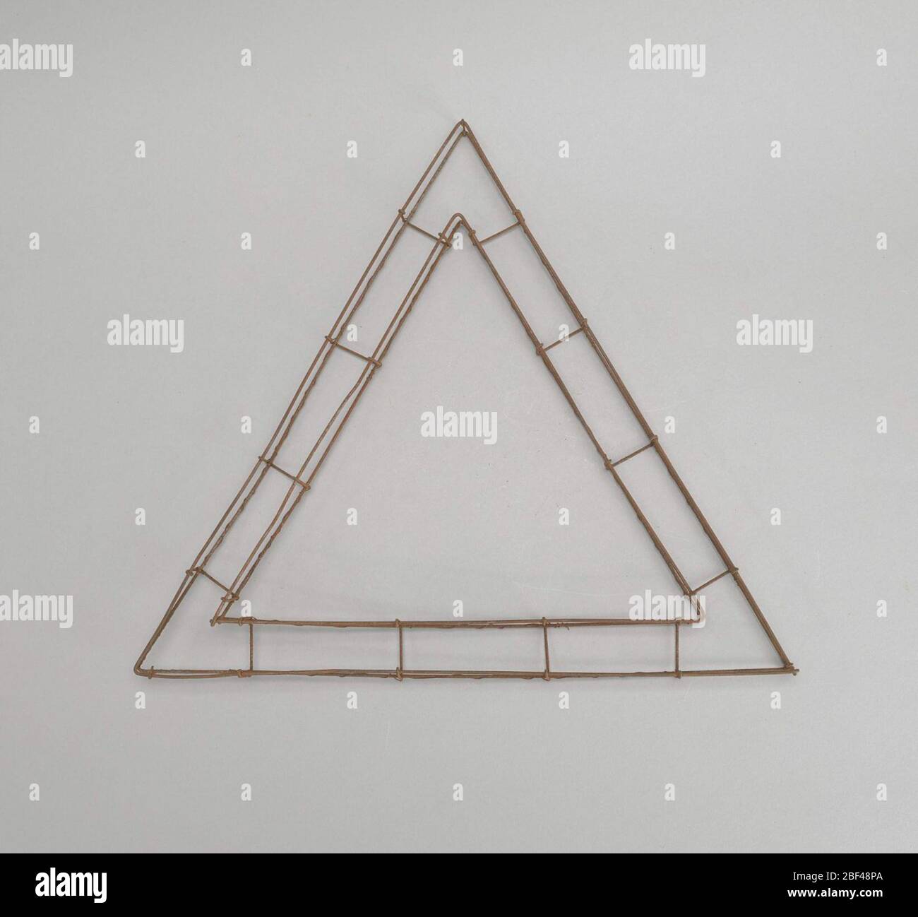 Wire frame triangle. It was common for social or business organizations ...