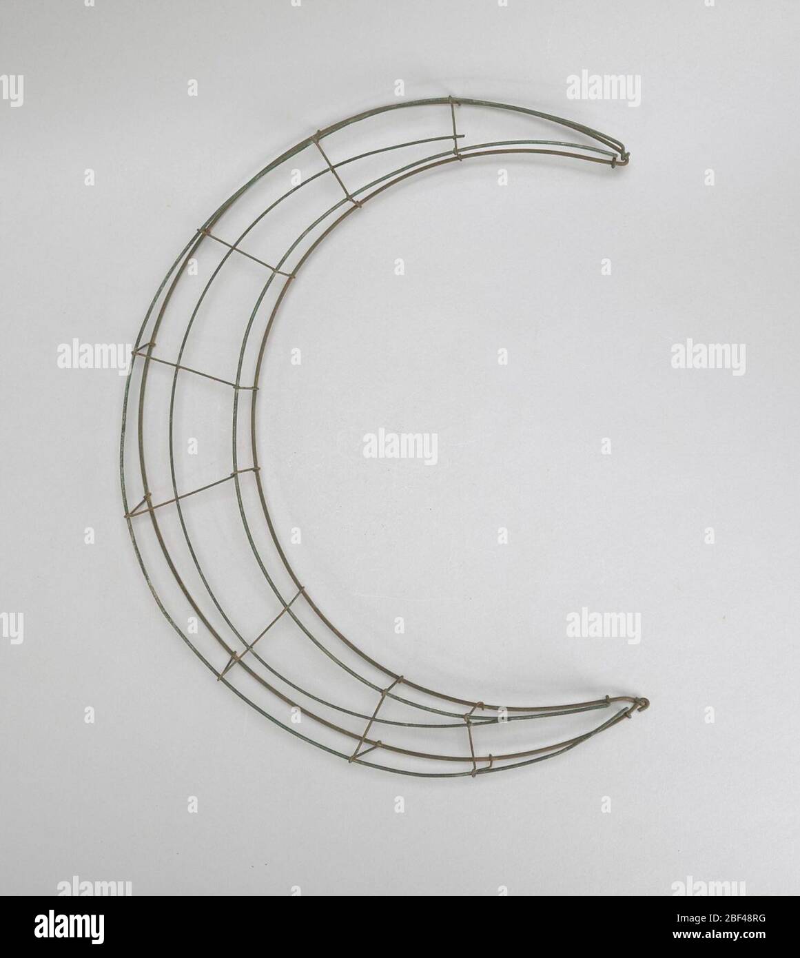 Wire frames crescent. The crescent flower frame was not a particularly ...