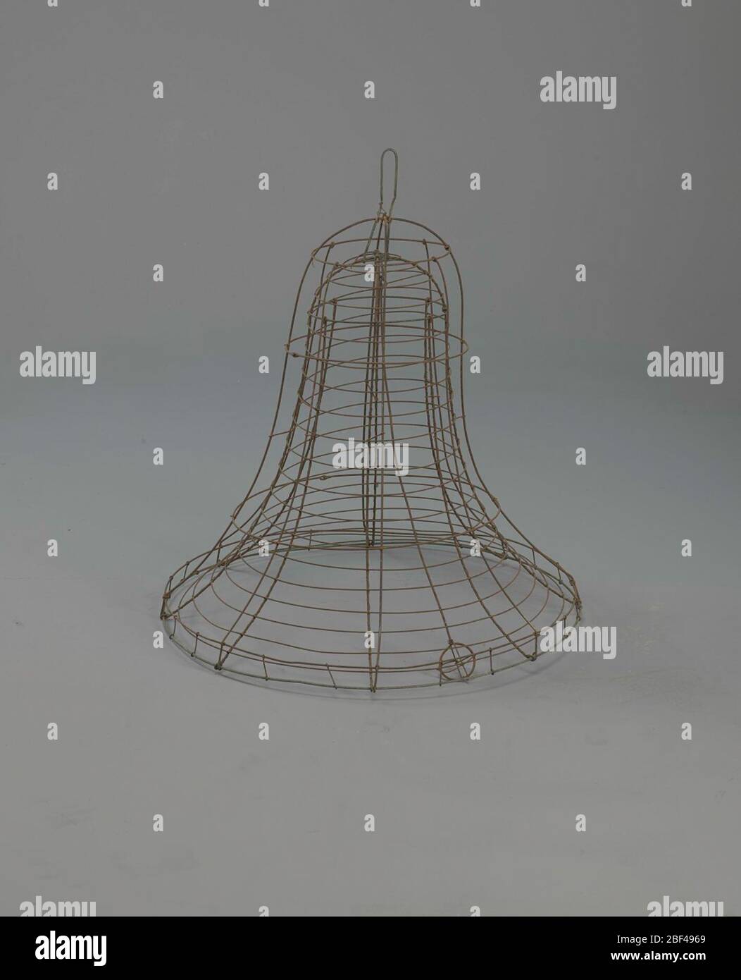 Wire frame bell large. The practice of using flowers at weddings is a ...
