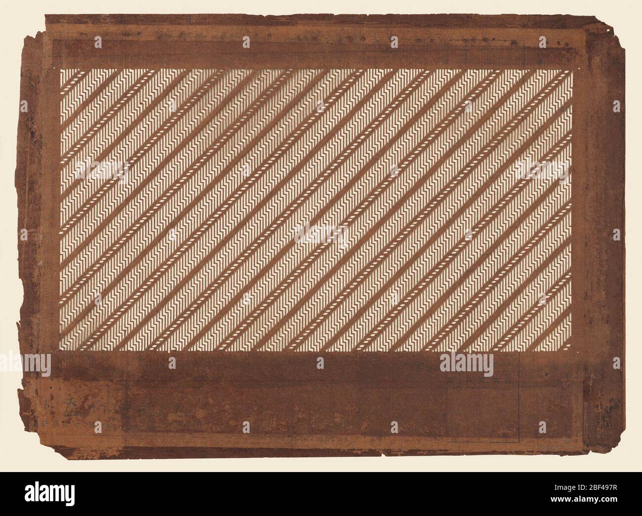 Diagonal Stripes. Diagonal stripes alternate between zig-zag, plain and ...