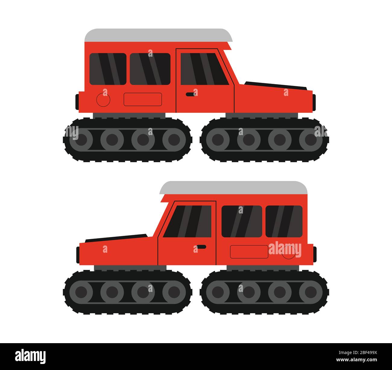 snowcat icon illustrated in vector on white background Stock Vector ...