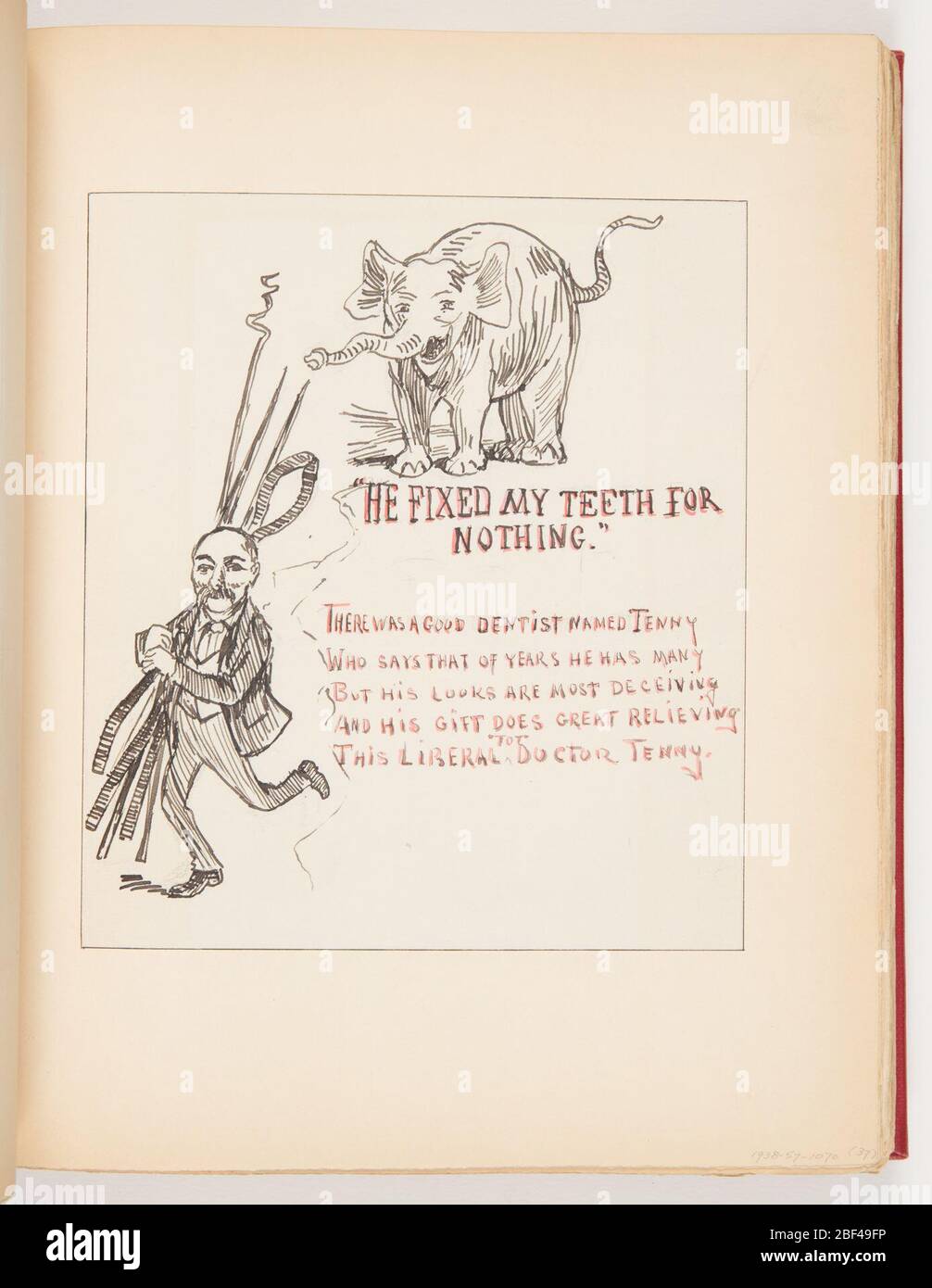 He Fixed My Teeth for Nothing. Poem on Dr. Dudley Tenney. Upper center ...
