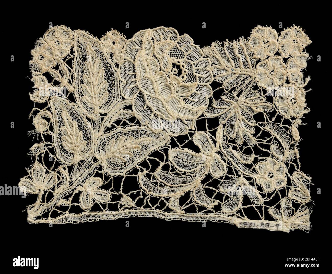 Fragment. Typical design of flowers and leaves. Insertion has been ...
