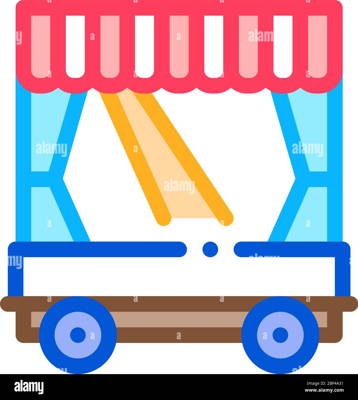 mobile puppet theater icon vector outline illustration Stock Vector ...