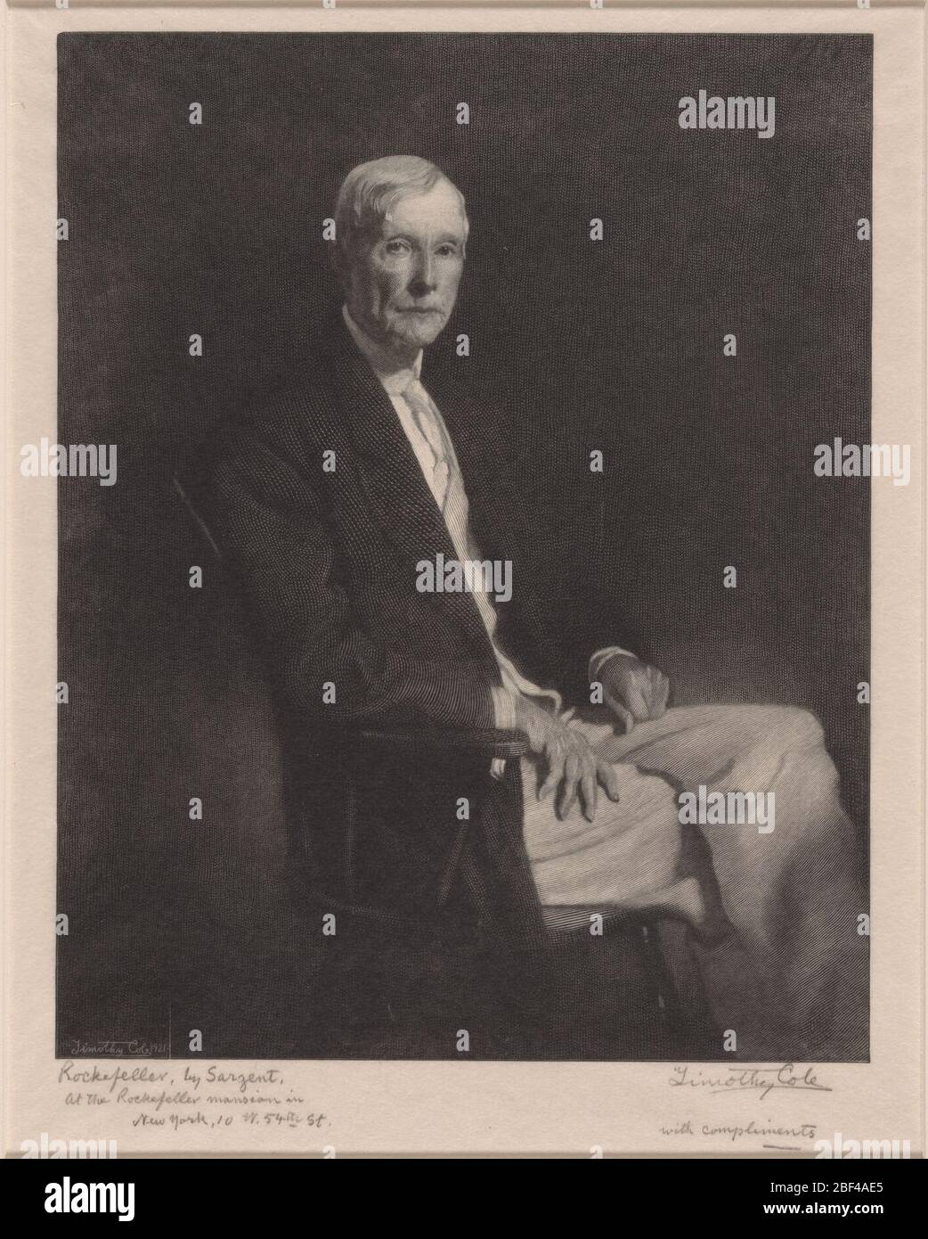 John Davison Rockefeller Sr Stock Photo - Alamy