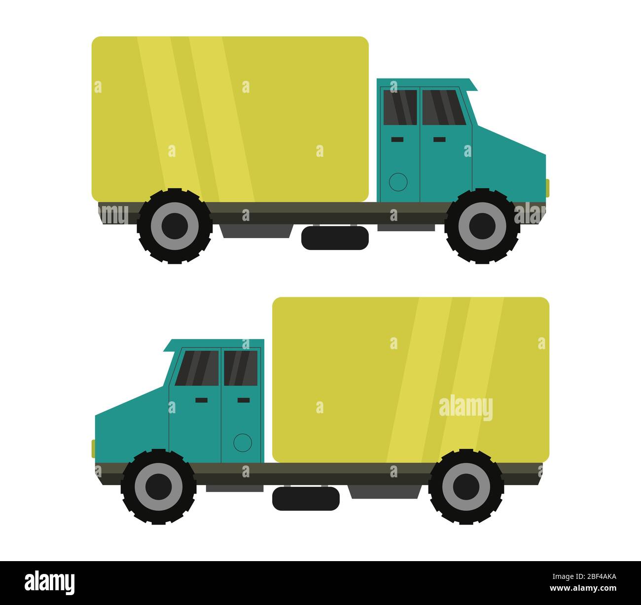 van truck icon illustrated in vector on white background Stock Vector ...