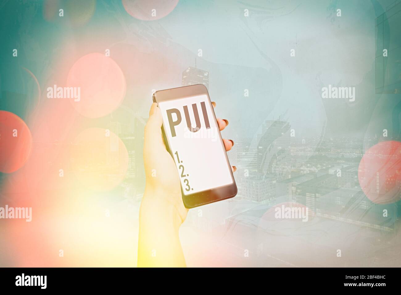 Conceptual hand writing showing Pui. Concept meaning An individual that ...