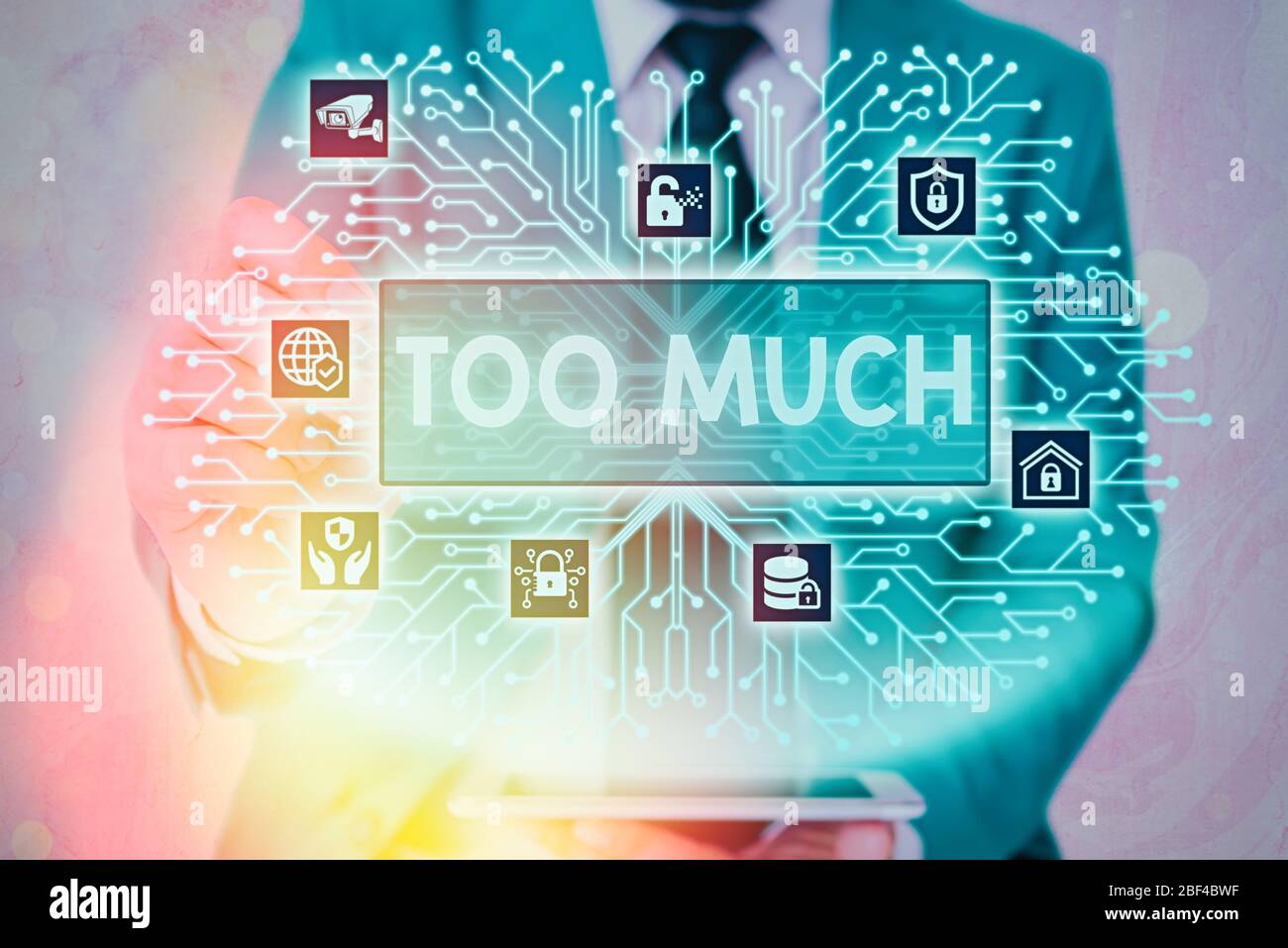 Word writing text Too Much. Business photo showcasing an intolerable ...