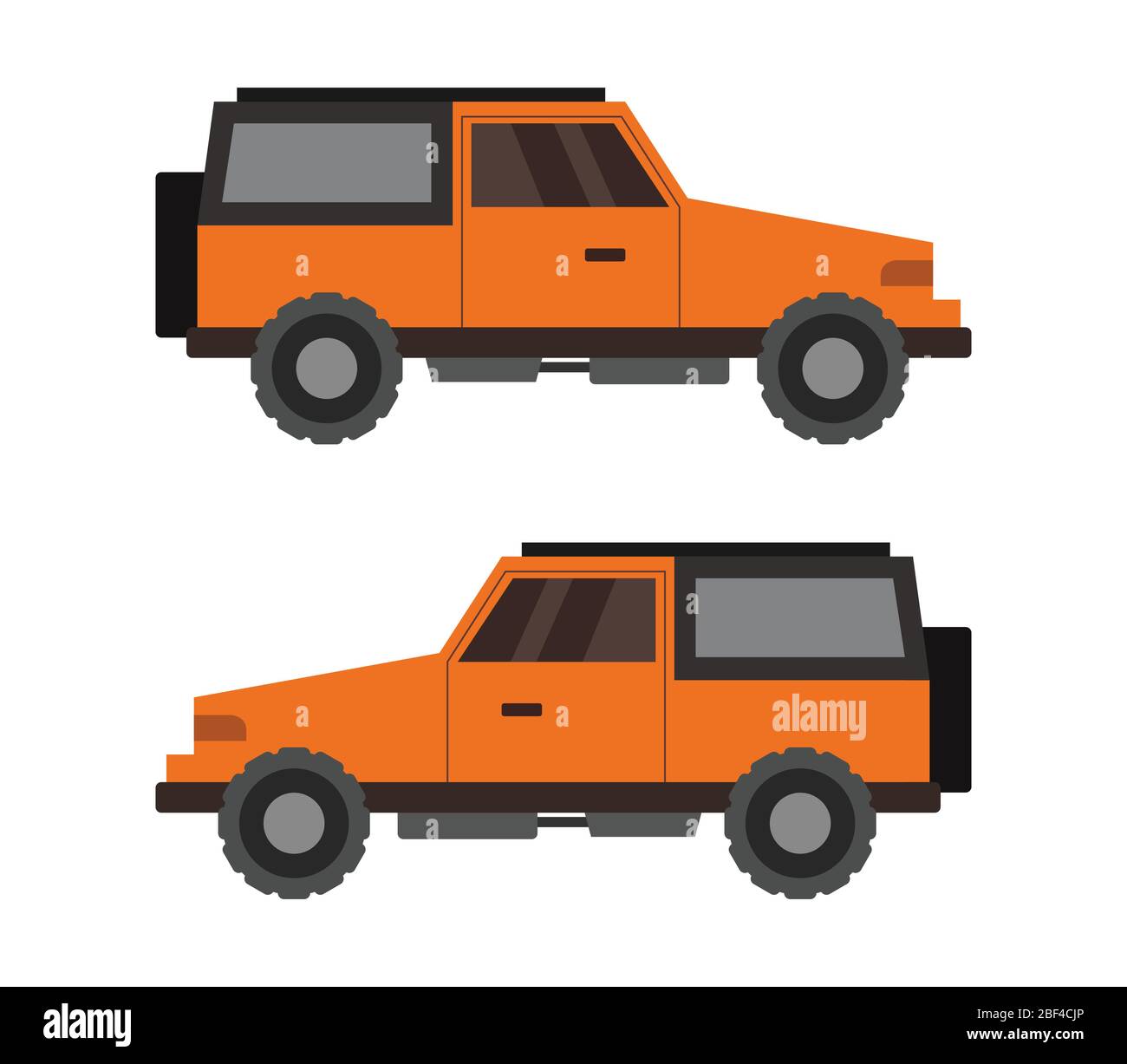 jeep icon illustrated in vector on white background Stock Vector Image ...