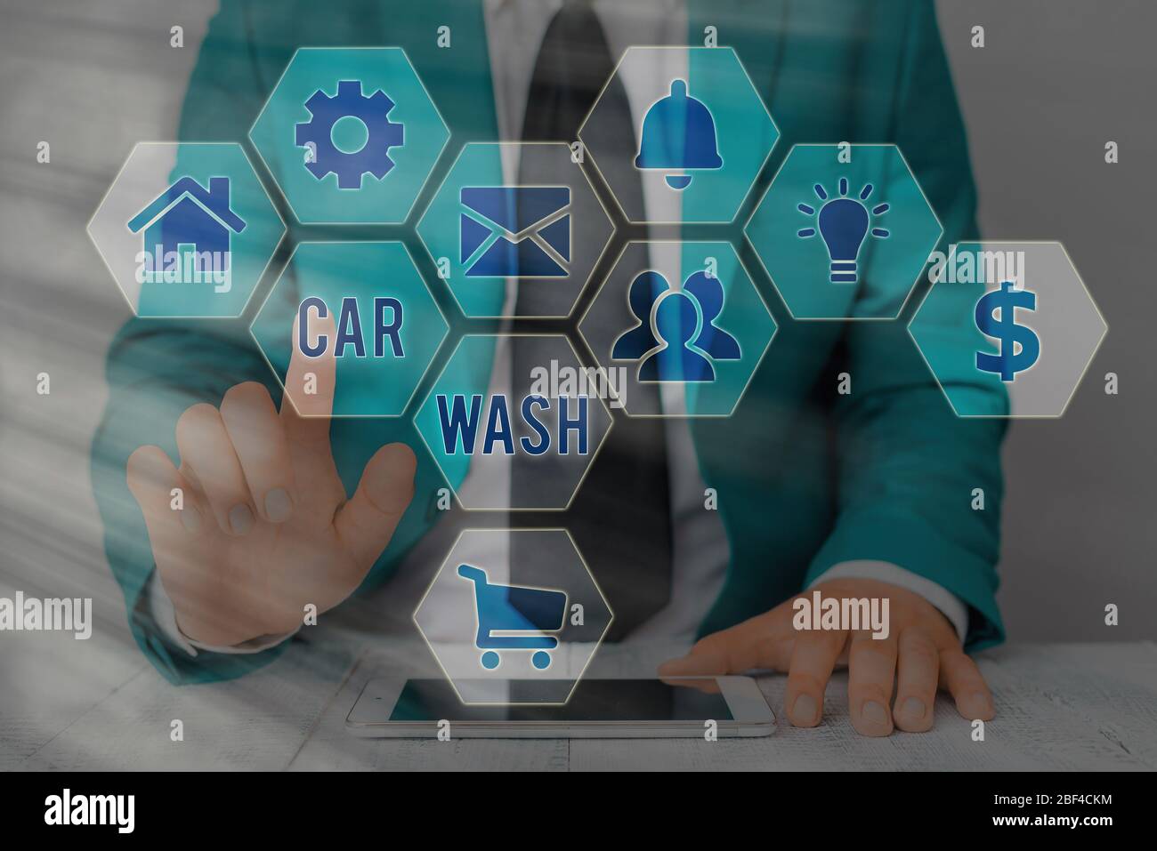 Writing note showing Car Wash. Business concept for a building ...