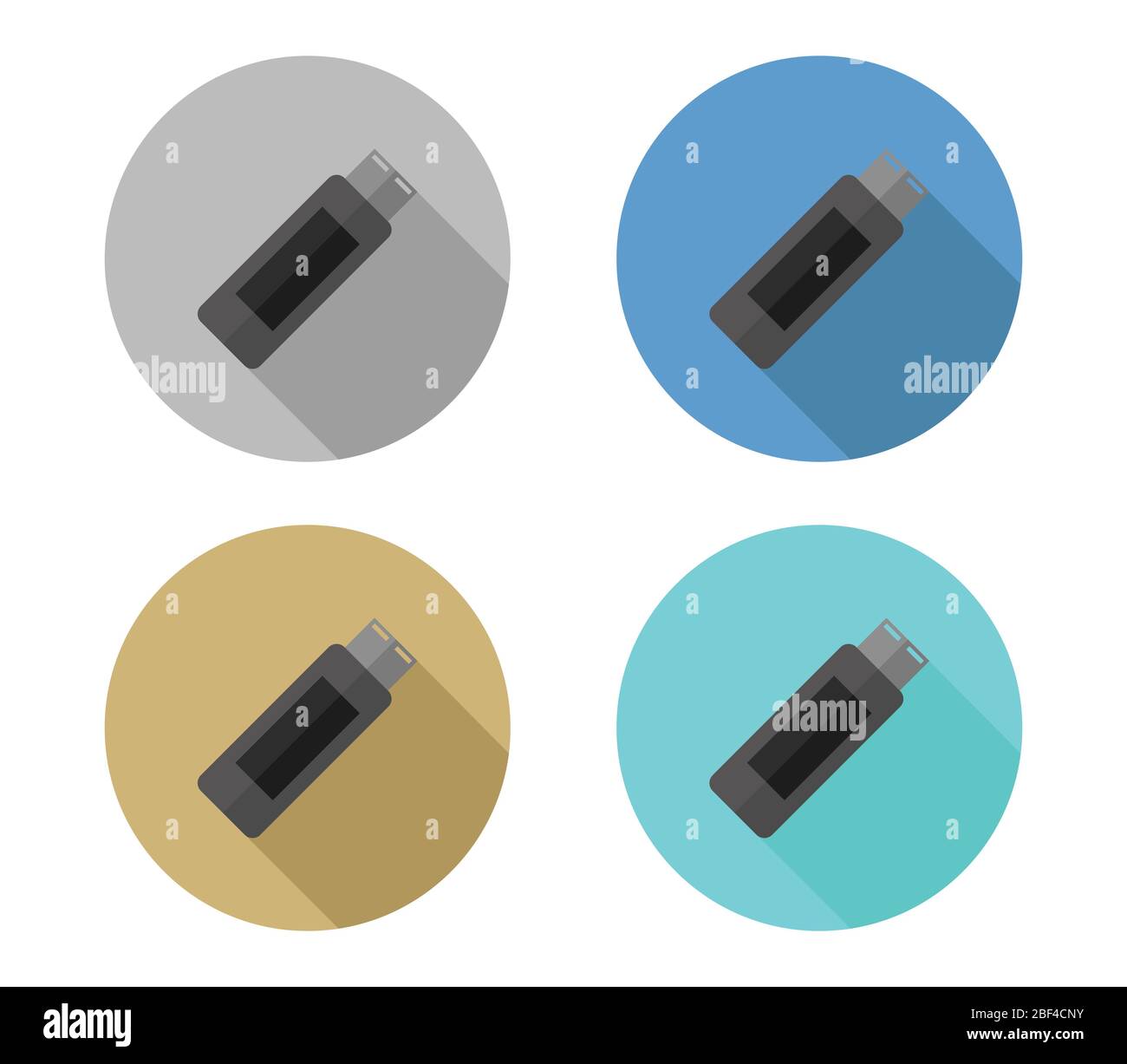 usb icon illustrated in vector on white background Stock Vector Image ...