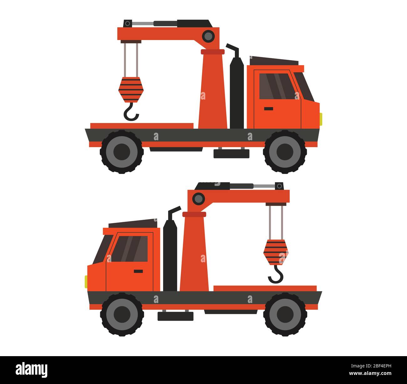 crane icon illustrated in vector on white background Stock Vector Image ...