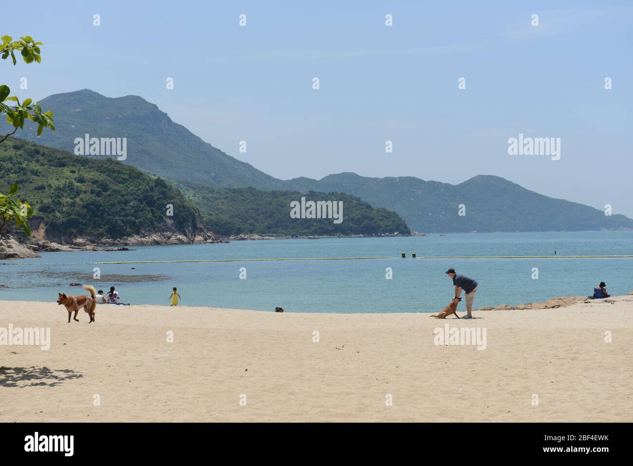 Hung Shing Ye Beach on Lamma island in Hong Kong Stock Photo - Alamy