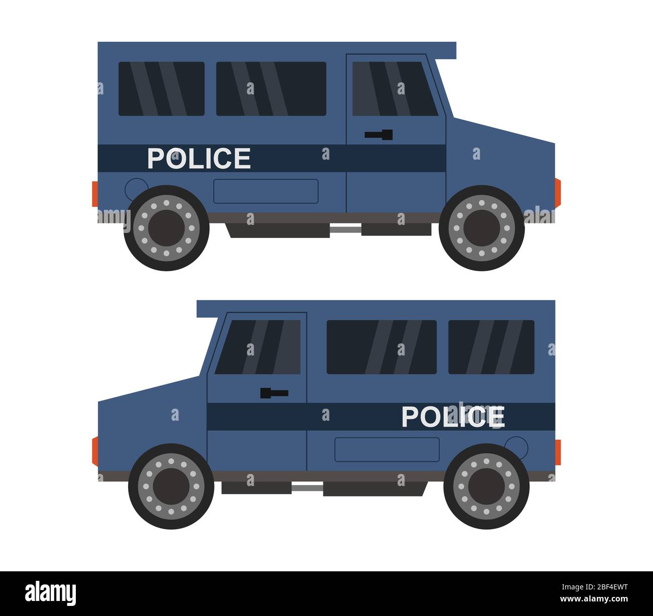police van icon illustrated in vector on white background Stock Vector ...
