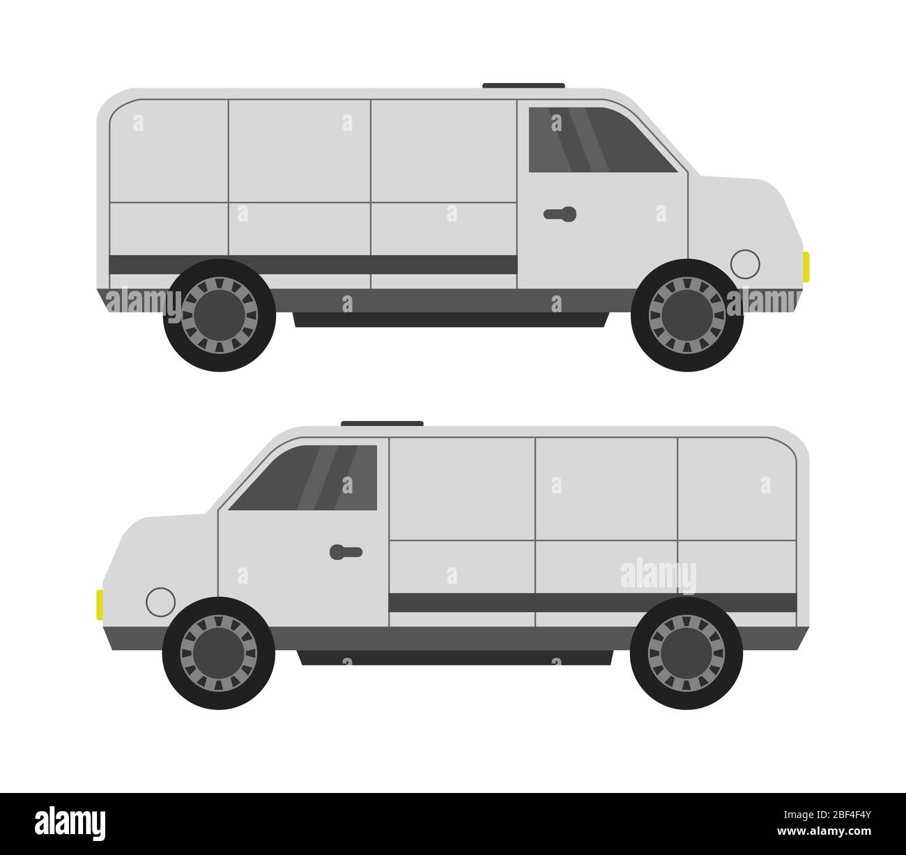 delivery van icon illustrated in vector on white background Stock ...