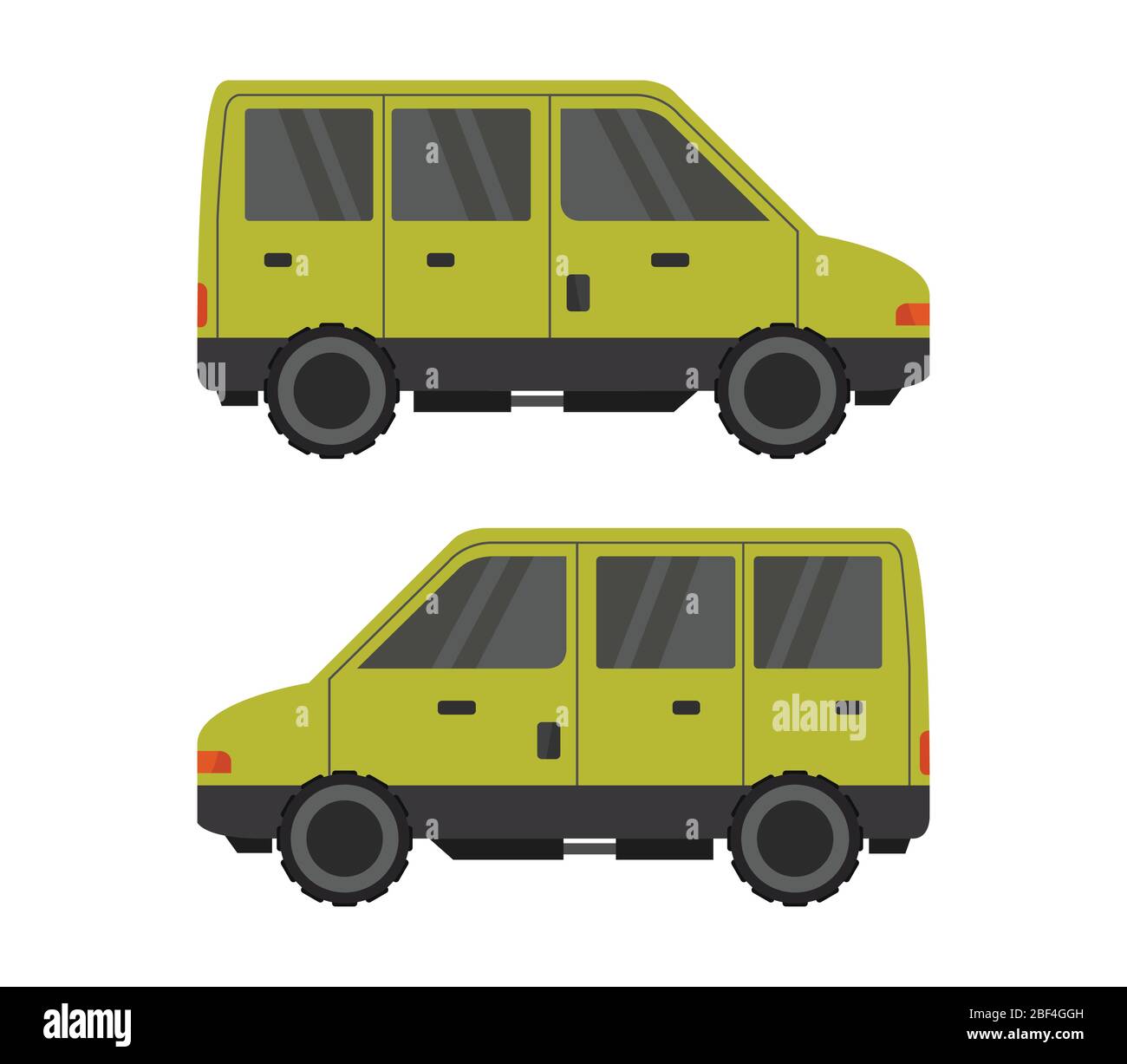 van icon illustrated in vector on white background Stock Vector Image ...