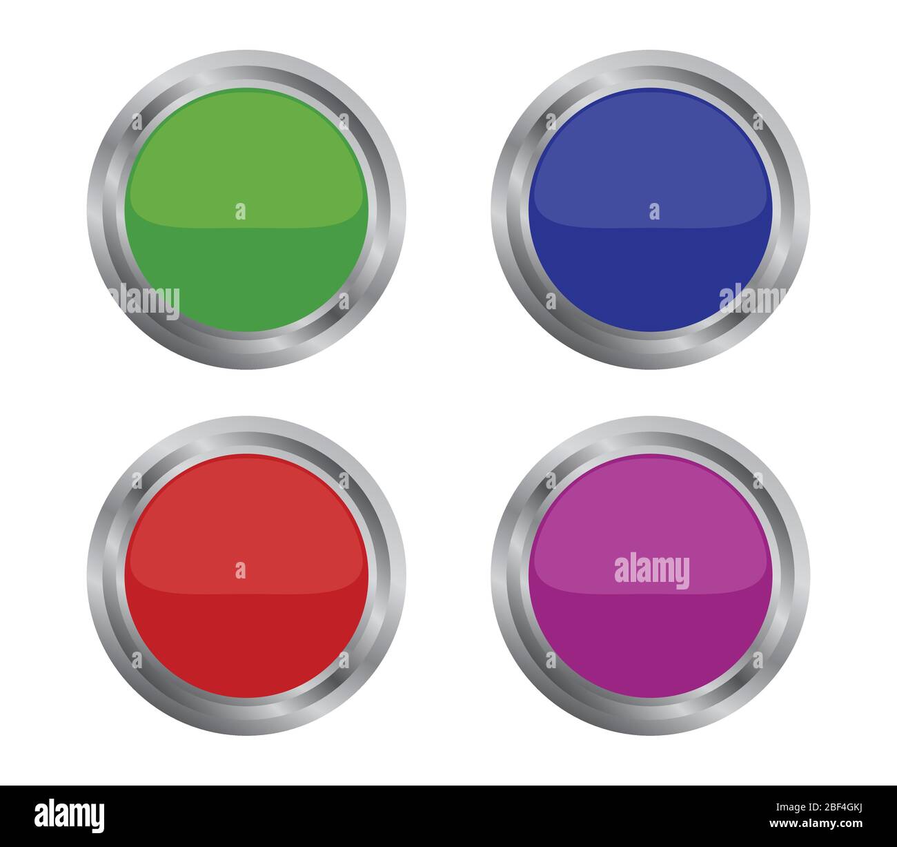 web button icon illustrated in vector on white background Stock Vector ...