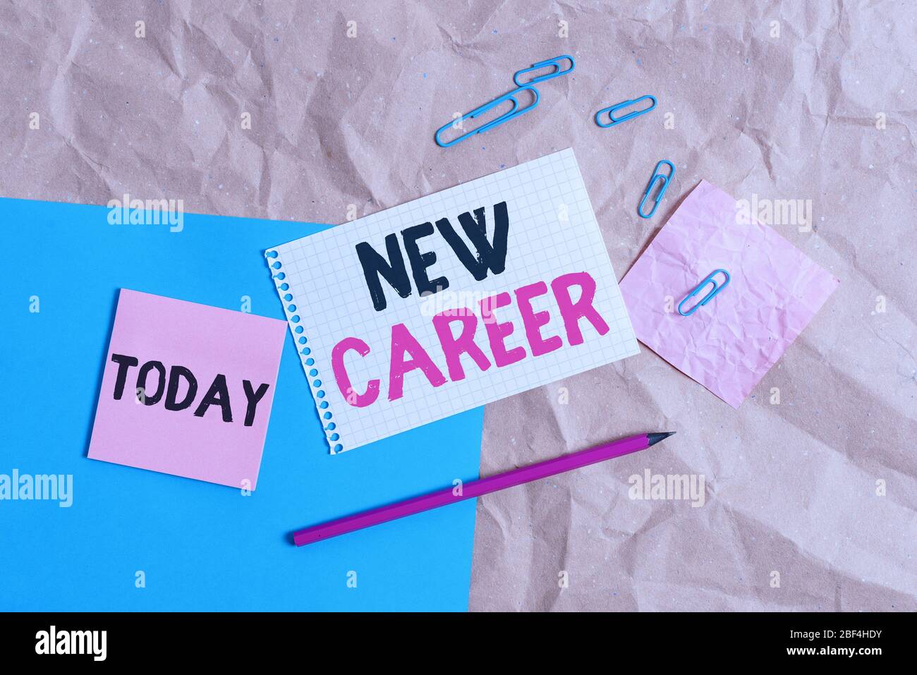 Conceptual hand writing showing New Career. Concept meaning a change to ...