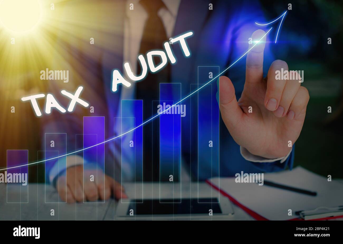 Conceptual hand writing showing Tax Audit. Concept meaning examination ...