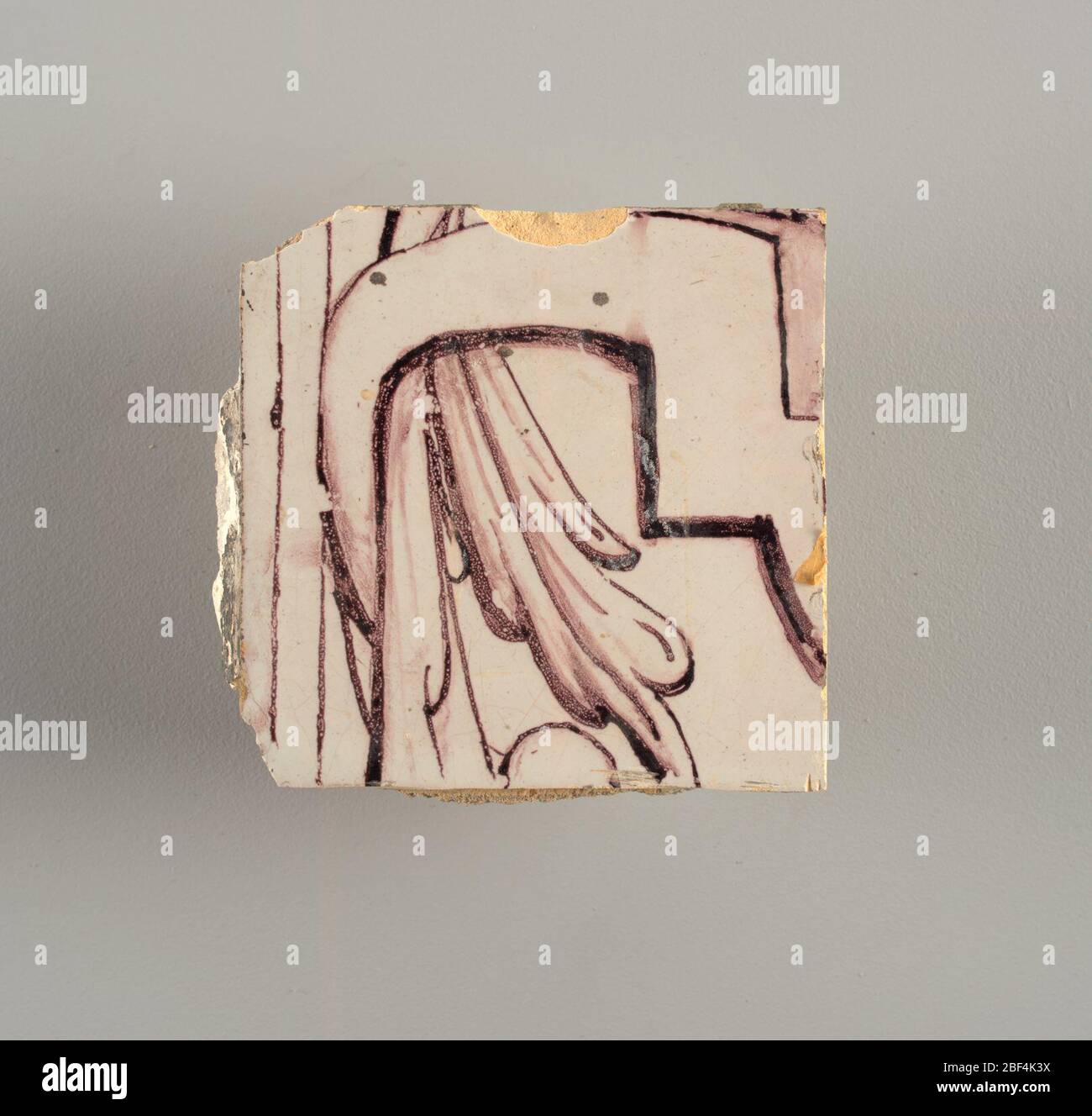 Wall facing. Running design for a frieze or a dado, composed of scrolls ...