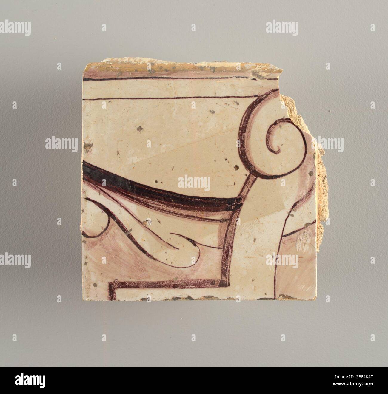 Wall facing. Running design for a frieze or a dado, composed of scrolls ...