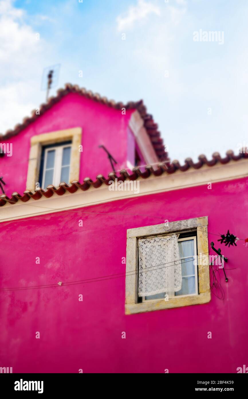 Bright pink house hi-res stock photography and images - Alamy