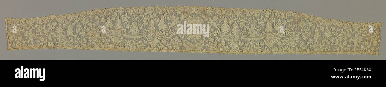 Border. A shaped border with initials contained within wreathed ...