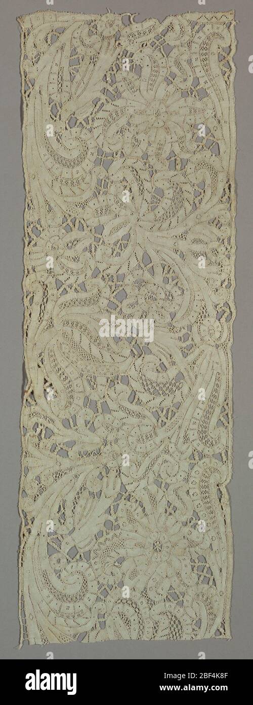 Border. Border in a large-scale serpentine design of floral and ...