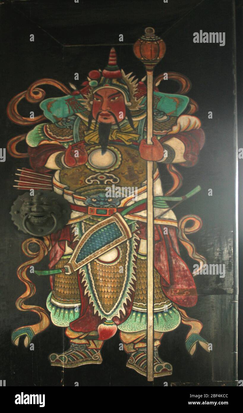 The main gate of the Chen Family Ancestral Hall is 4 meters high and is ...