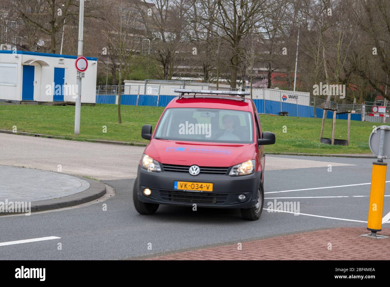AMC Security Company Car At Amsterdam The Netherlands 2020 Stock Photo ...