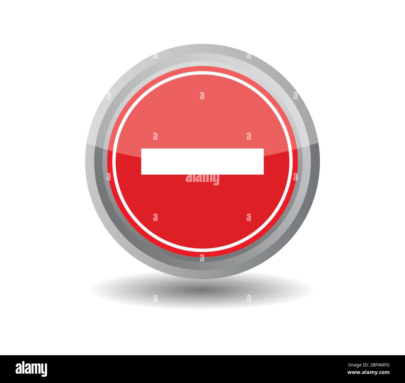 prohibition icon illustrated in vector on white background Stock Vector ...