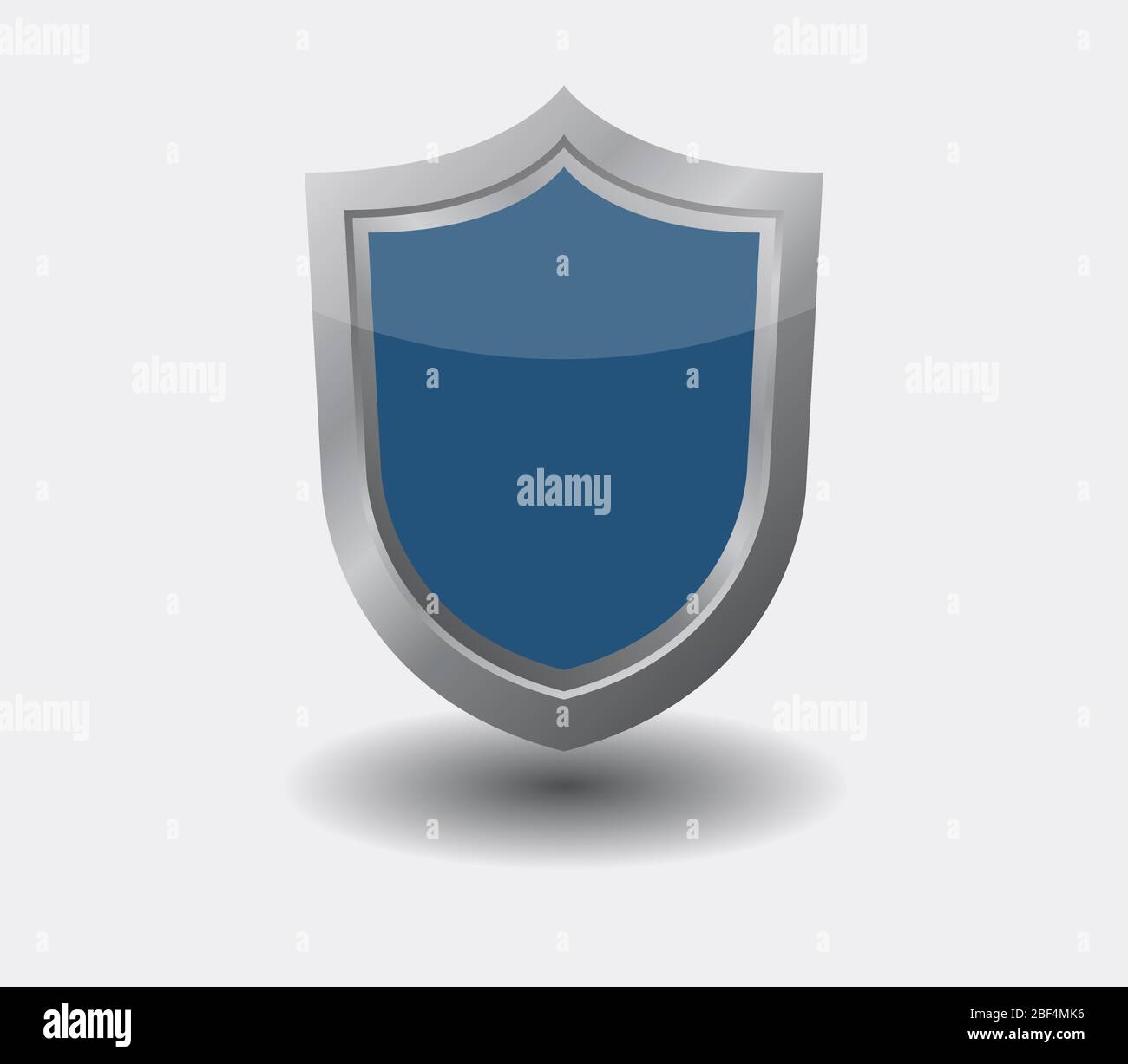 shield icon illustrated in vector on white background Stock Vector ...