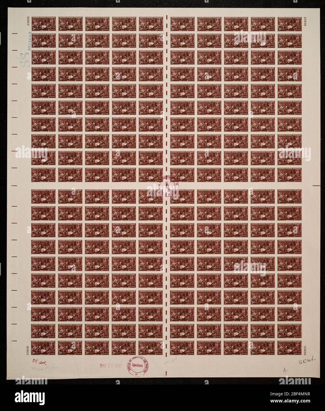 3c Doctors plate proof. Certified plate proofs are the last printed ...