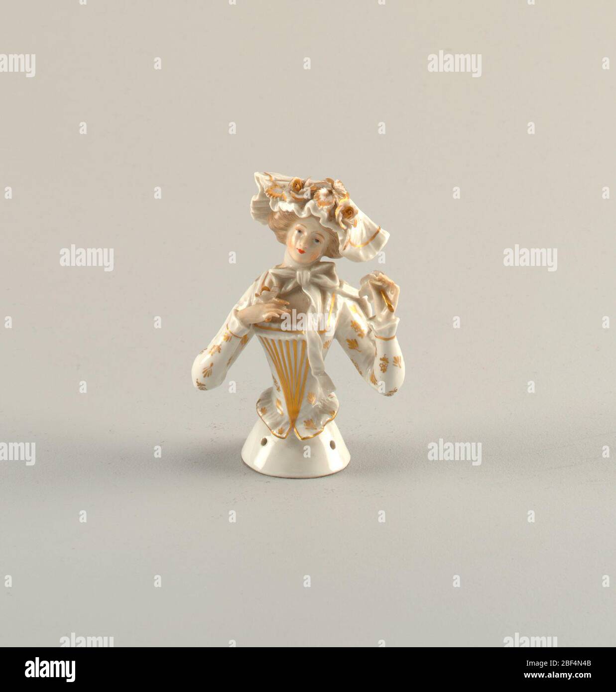 Half Figure of a Woman. Half figure intended to be made into a pin ...