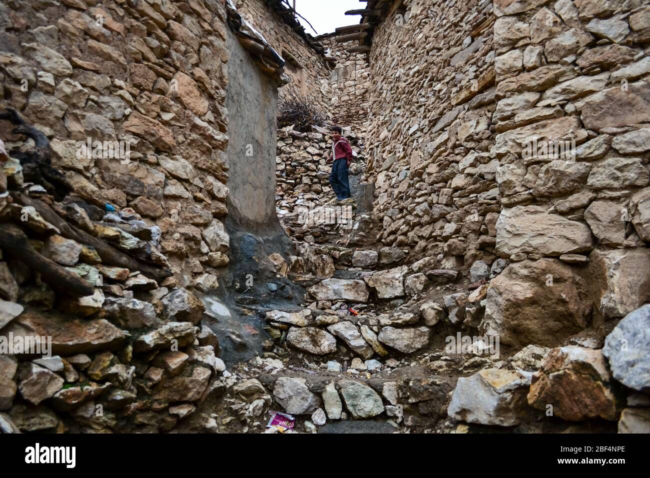 Palangan, Iranian Kurdistan - November 15, 2013: Kurdish boy smiling ...