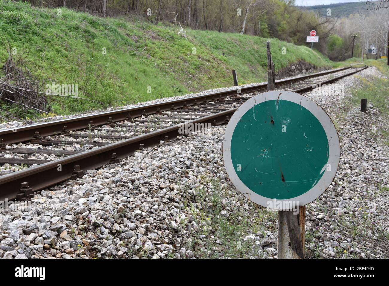Track speed limit signs hi-res stock photography and images - Alamy