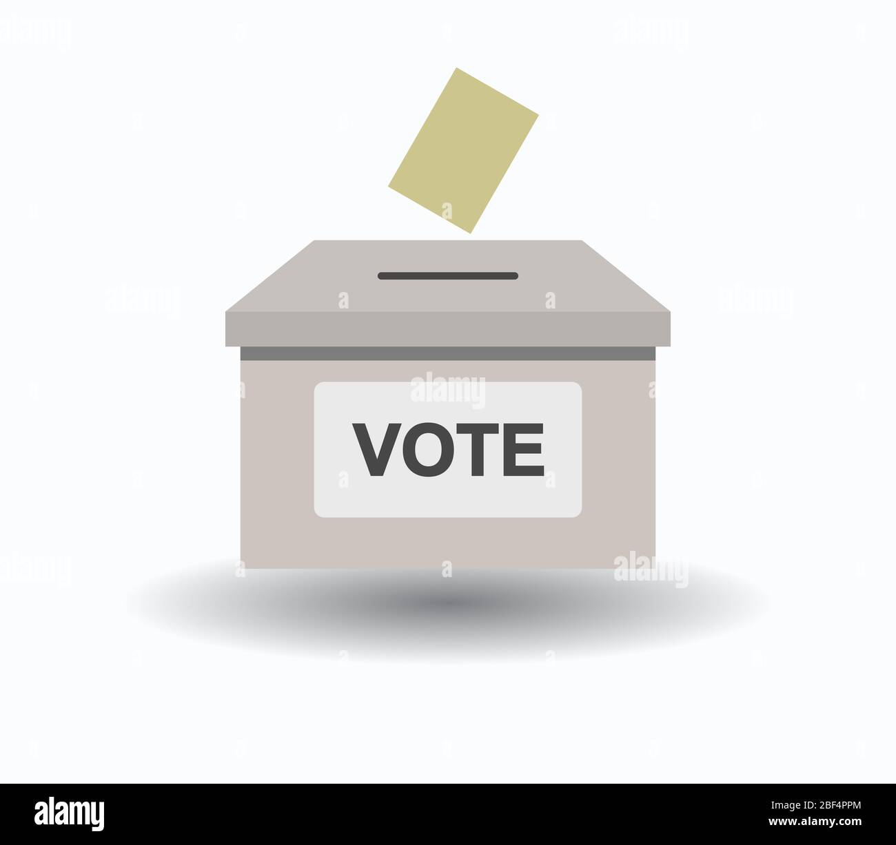 vote icon illustrated in vector on white background Stock Vector Image ...