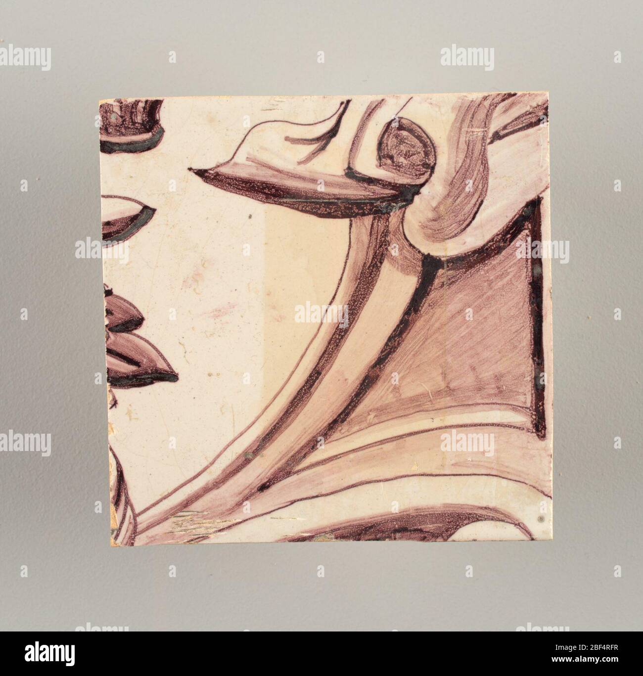 Wall facing. Running design for a frieze or a dado, composed of scrolls ...