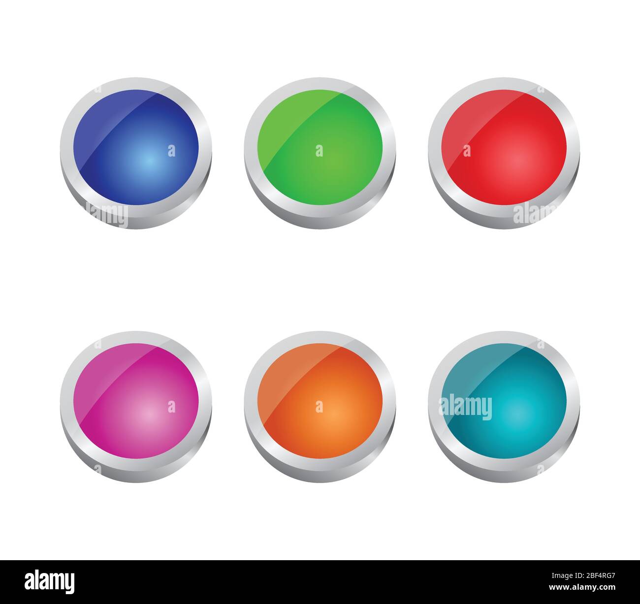 web button icon illustrated in vector on white background Stock Vector ...