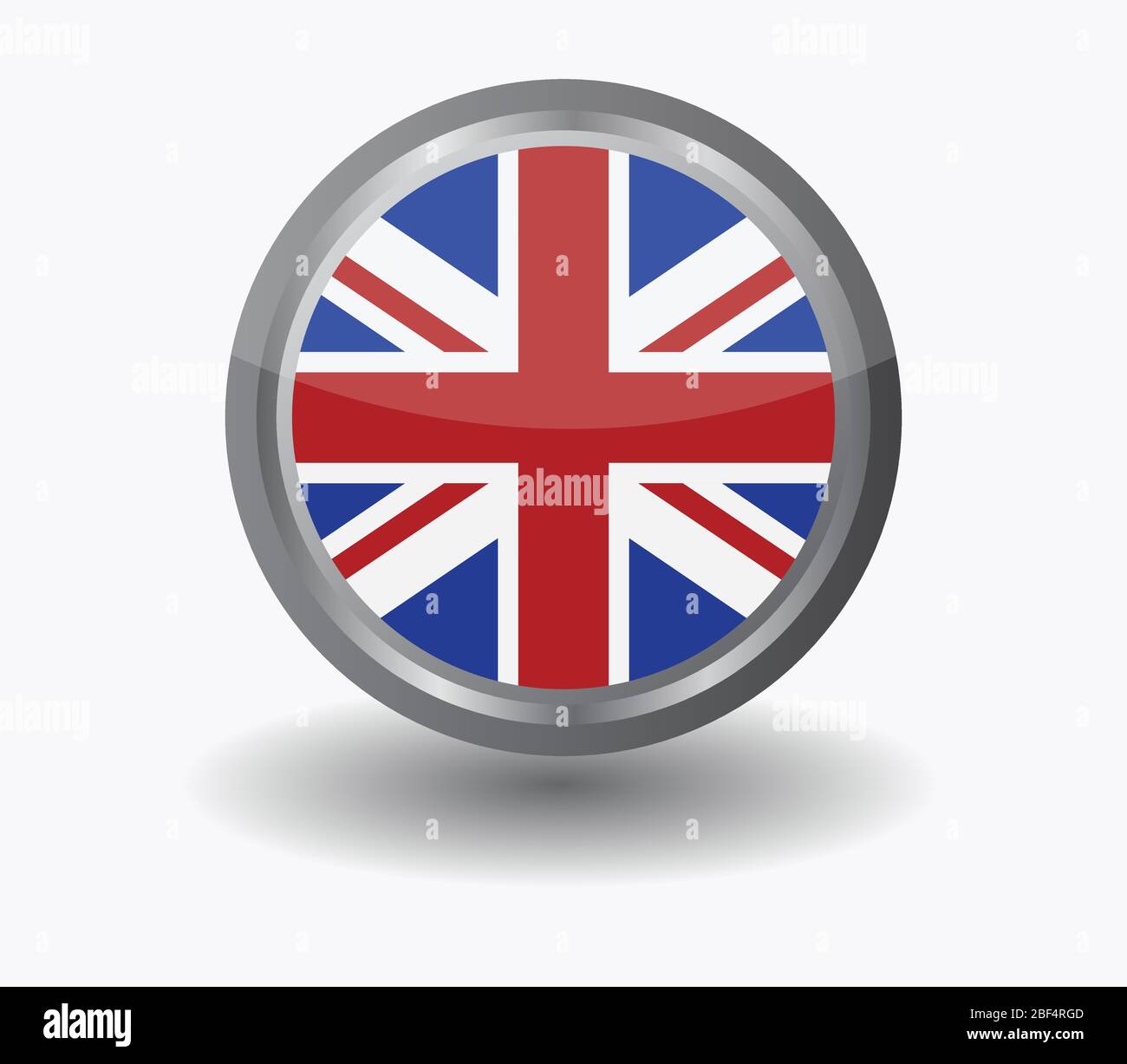 Great Britain icon illustrated in vector on white background Stock ...