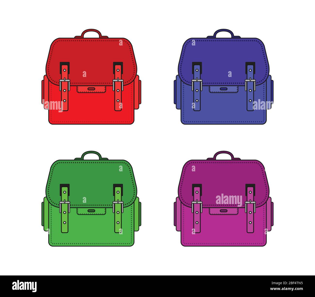 work bag icon illustrated in vector on white background Stock Vector ...