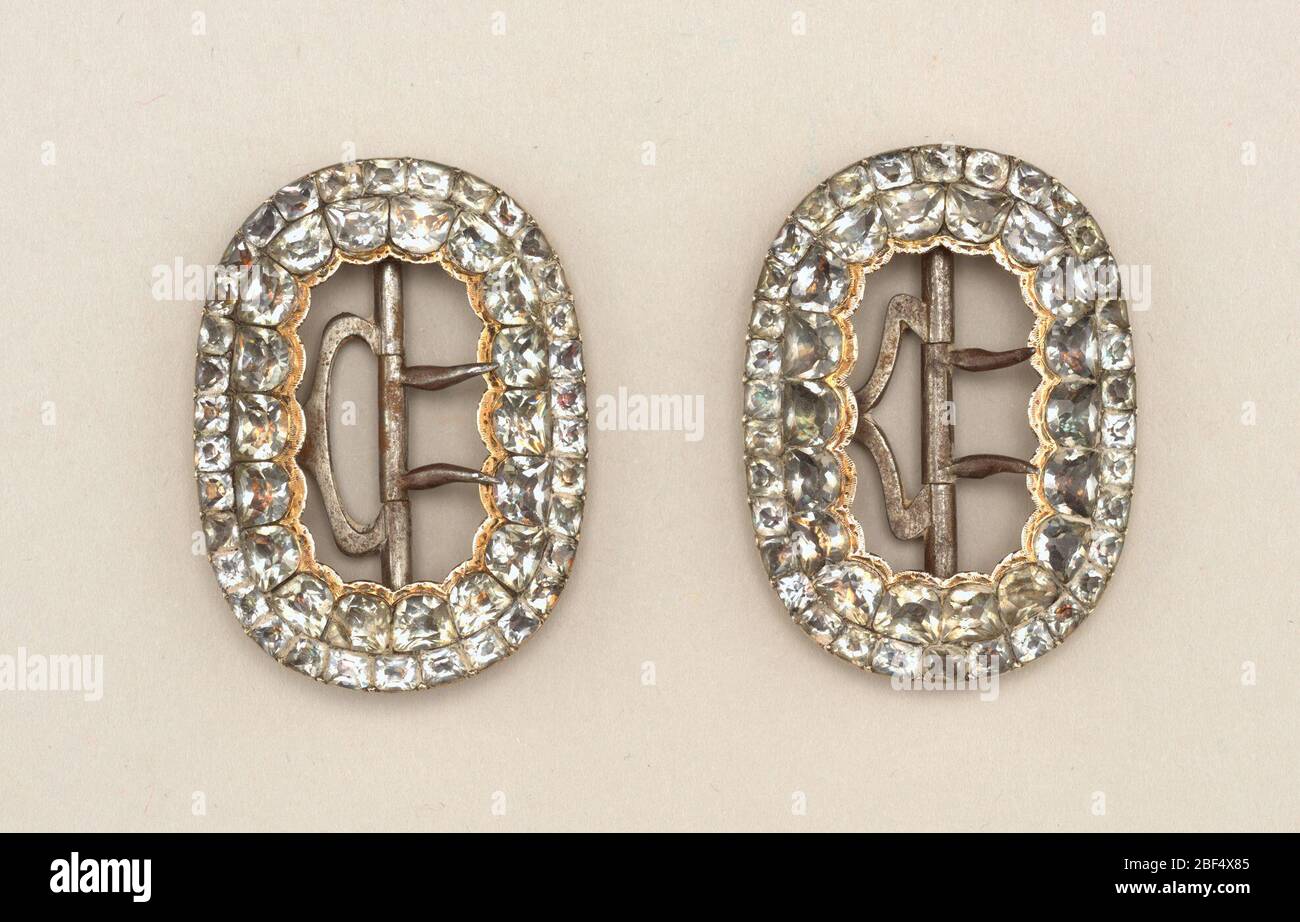 Pair of knee buckles Stock Photo - Alamy