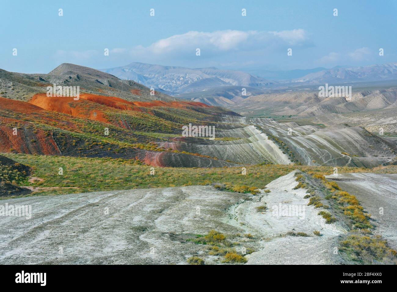 Rainbow Mountains were formed by the appearance of rocks and minerals ...