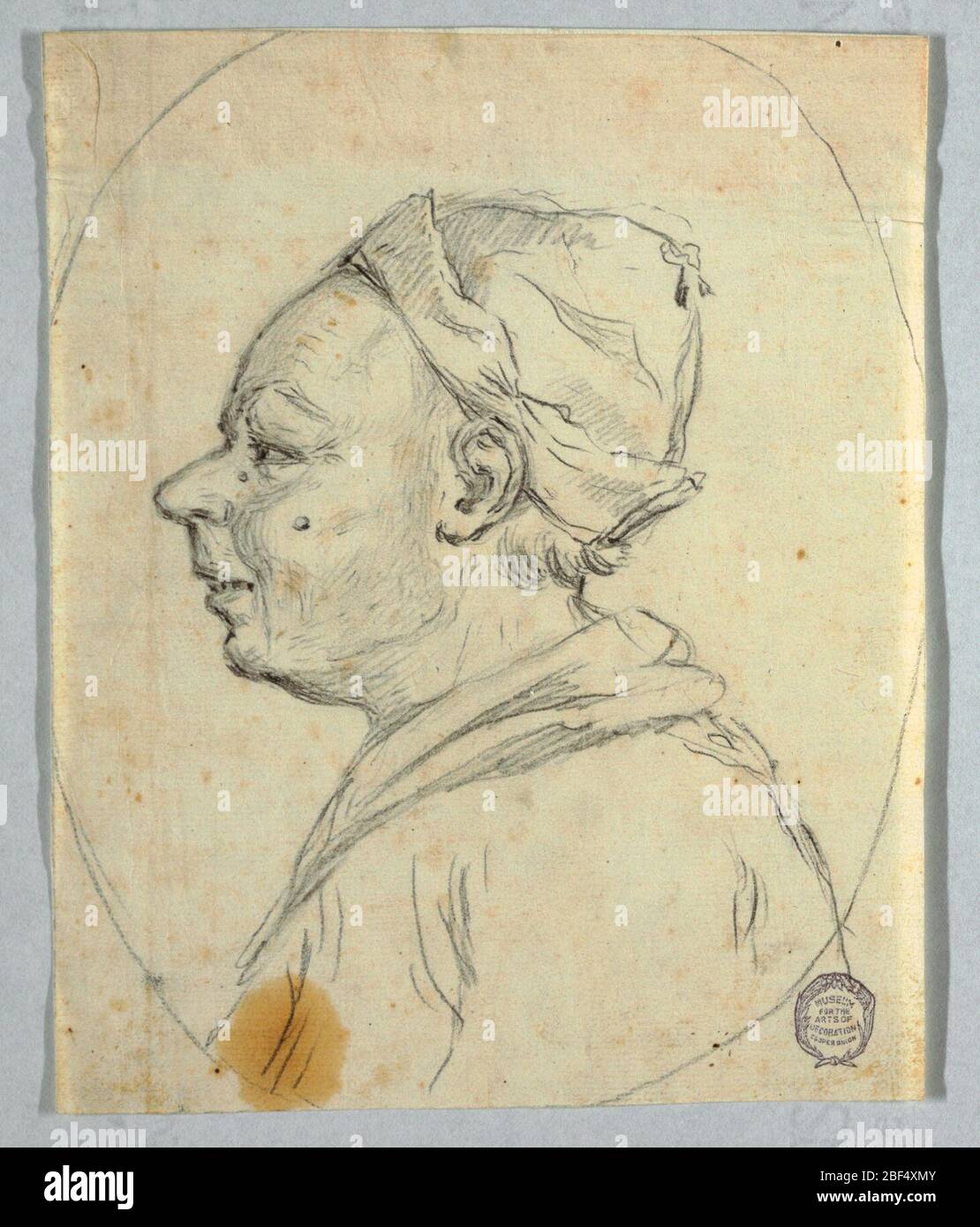 Portrait of a man. A man in profile wearing a cap and robe Stock Photo ...