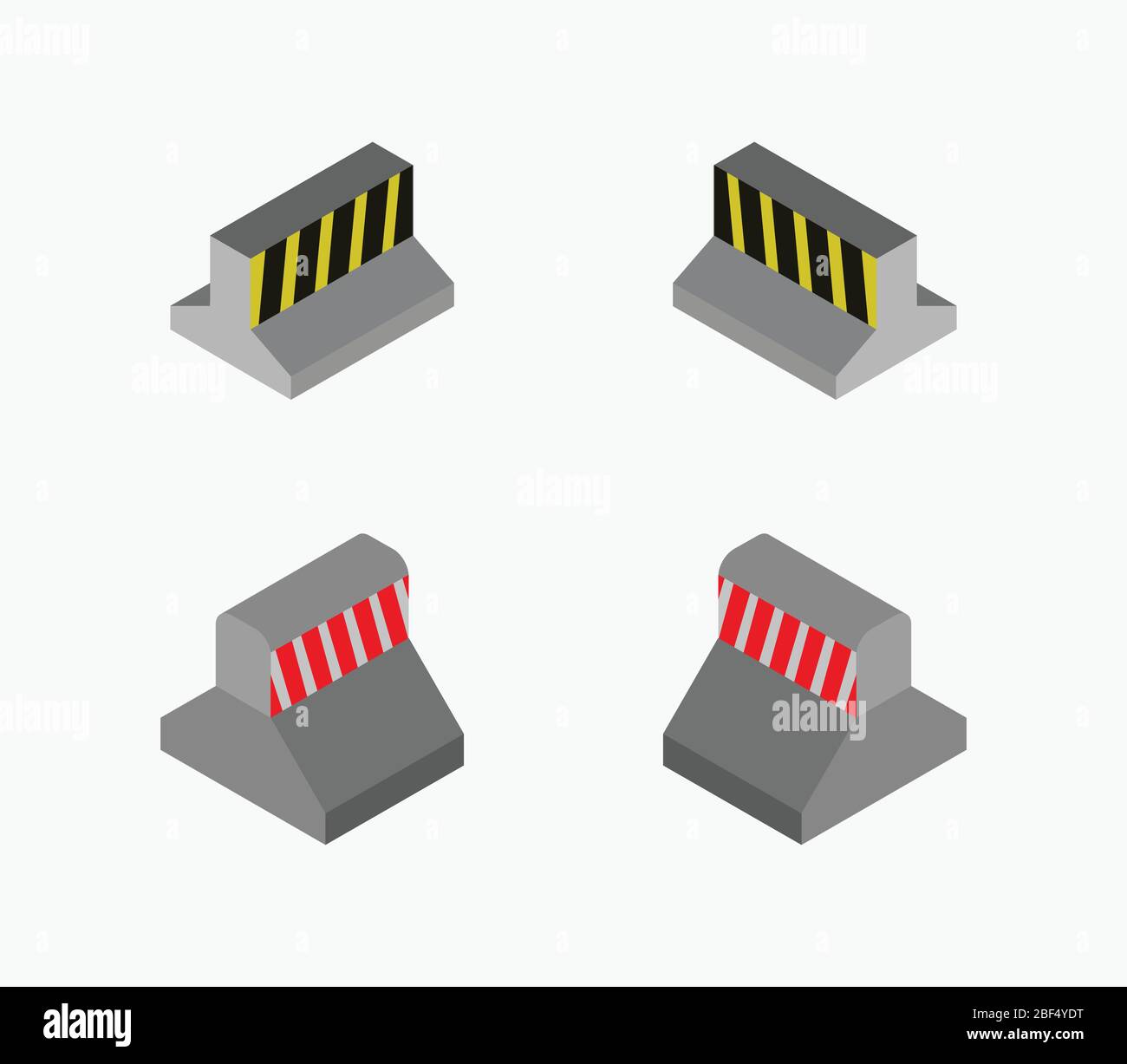 barrier icon illustrated in vector on white background Stock Vector ...