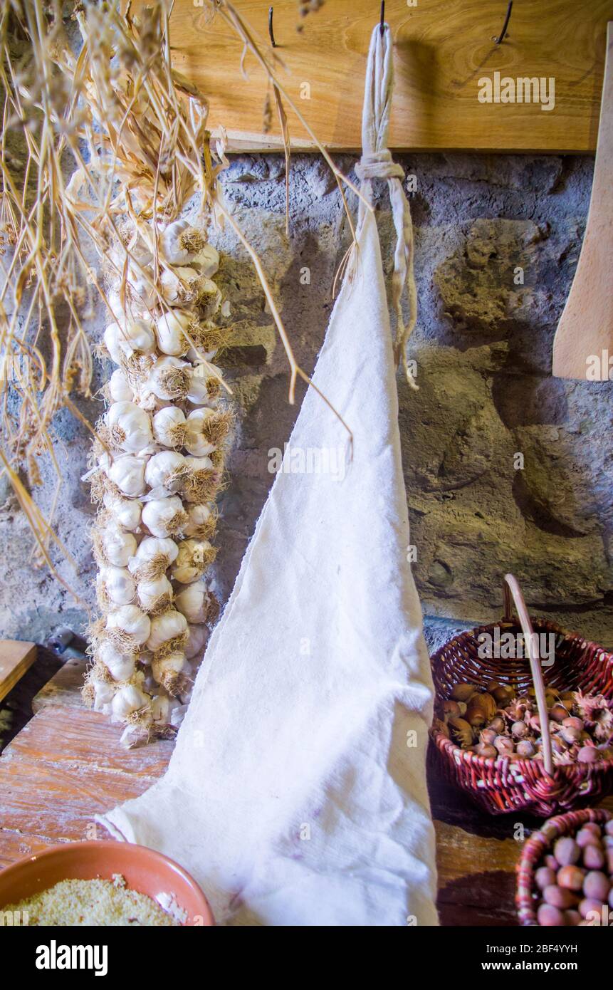 traditional country cuisine and medieval medicine, ingredients ...