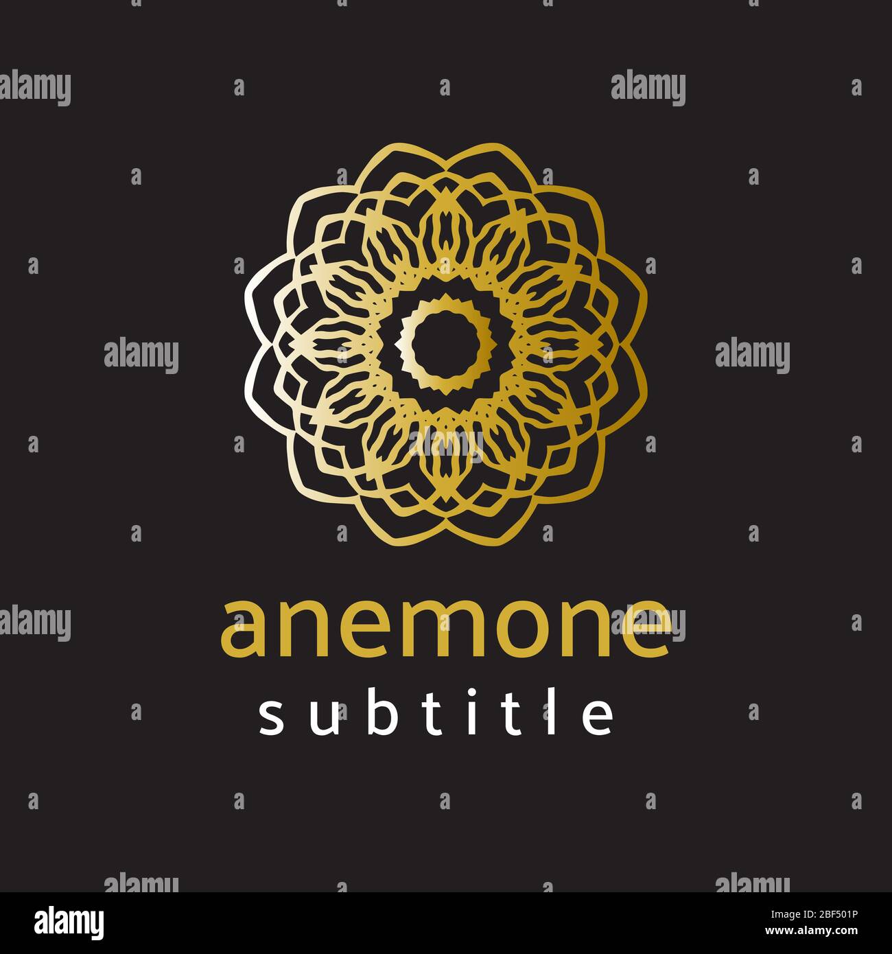 ornament logo vector for your business Stock Photo - Alamy