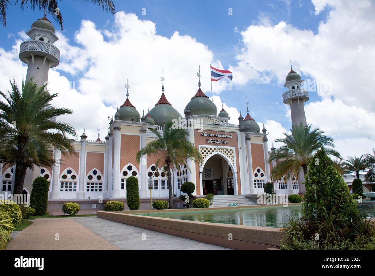 PATTANI, THAILAND - August 16 : Thai people and foreign travelers ...