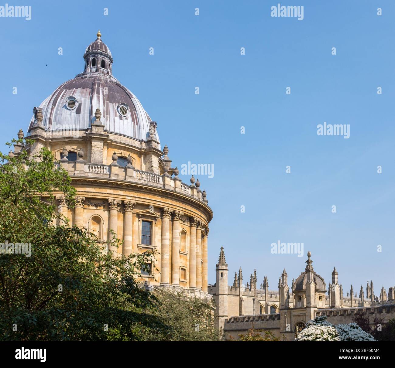 Oxford Bodleian Library / Radcliffe Camera deserted during Covid-2019 ...