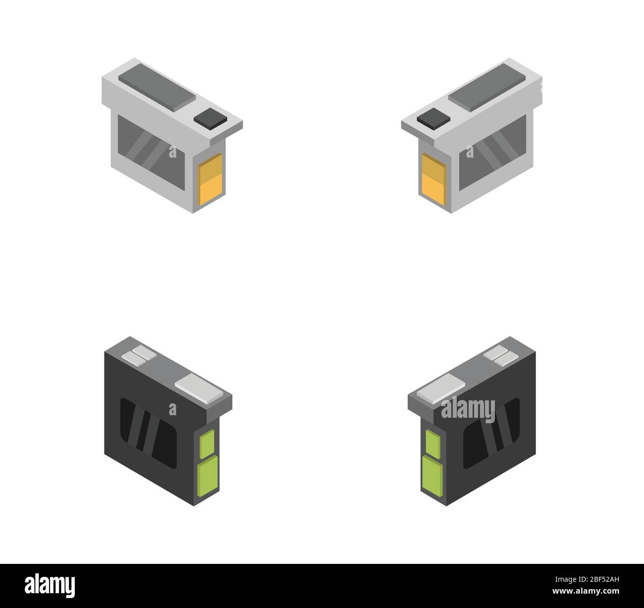 cartridges icon illustrated in vector on white background Stock Vector ...